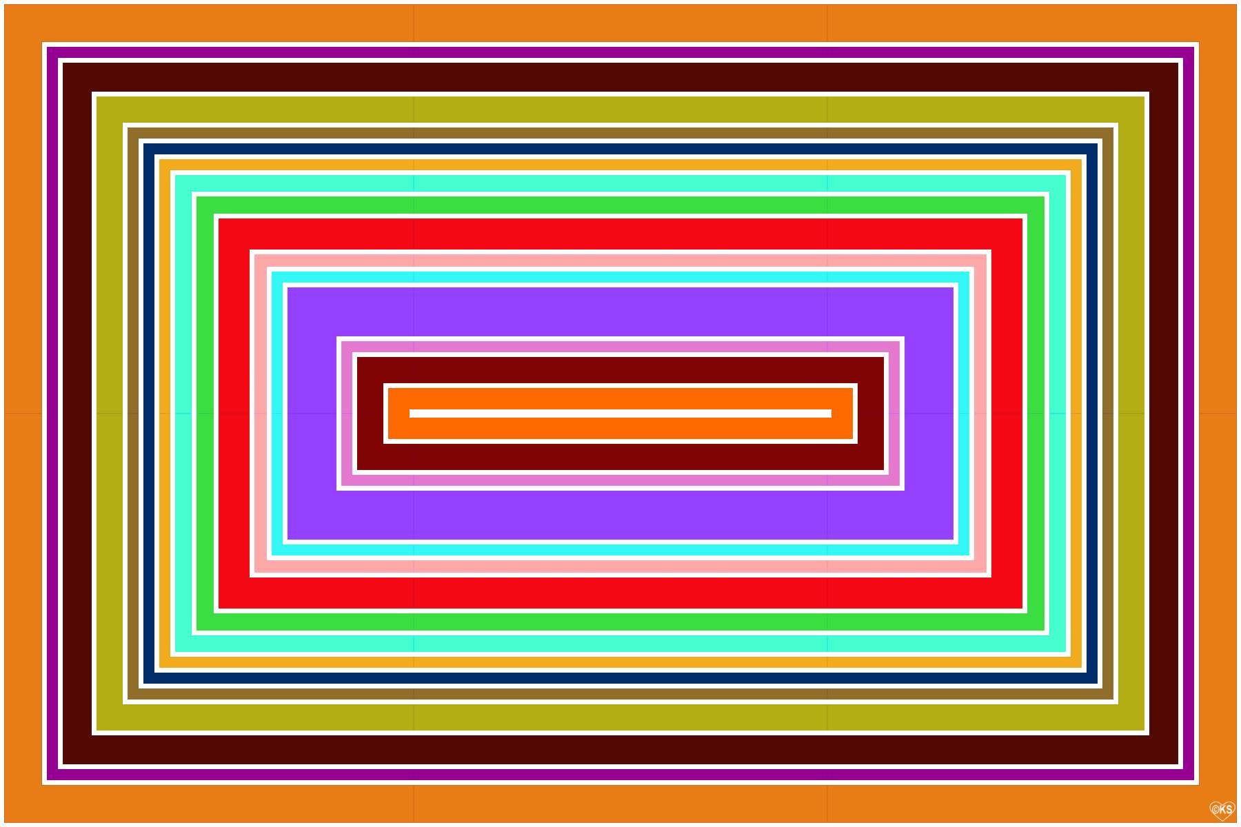 Solve Concentric Rectangles!! ~ H jigsaw puzzle online with 600 pieces