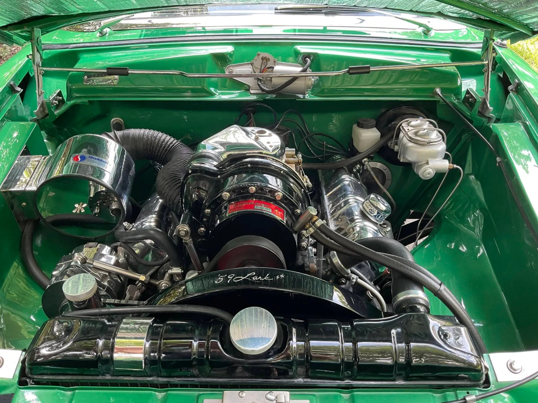 Solve 1959 Studebaker Lark Restomod With a Supercharged Avanti R2 289 ...