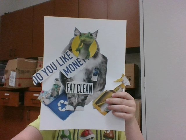 Solve Geico cat is all we need jigsaw puzzle online with 20 pieces