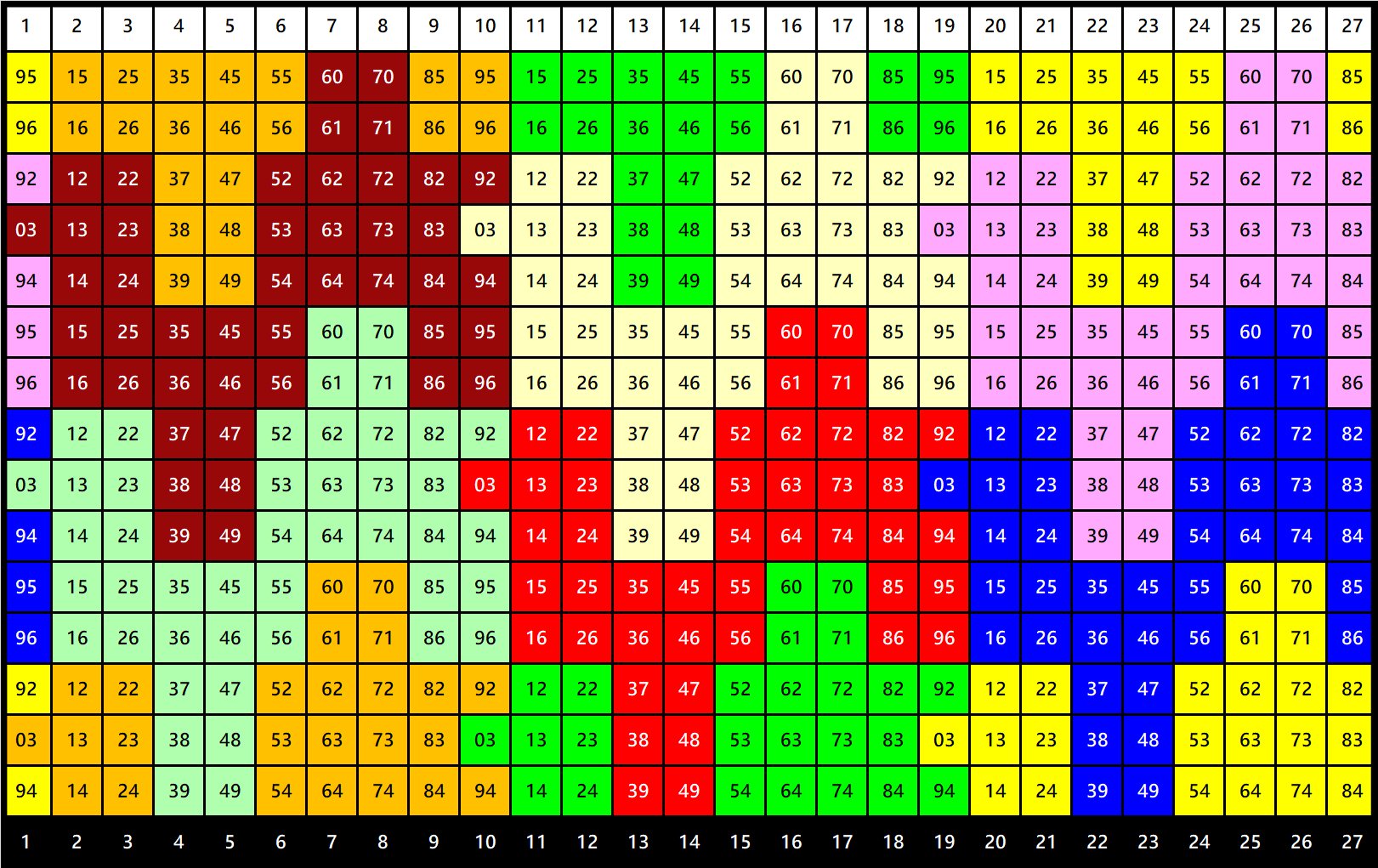 Solve Number 1446 tessellation 459 jigsaw puzzle online with 459 pieces