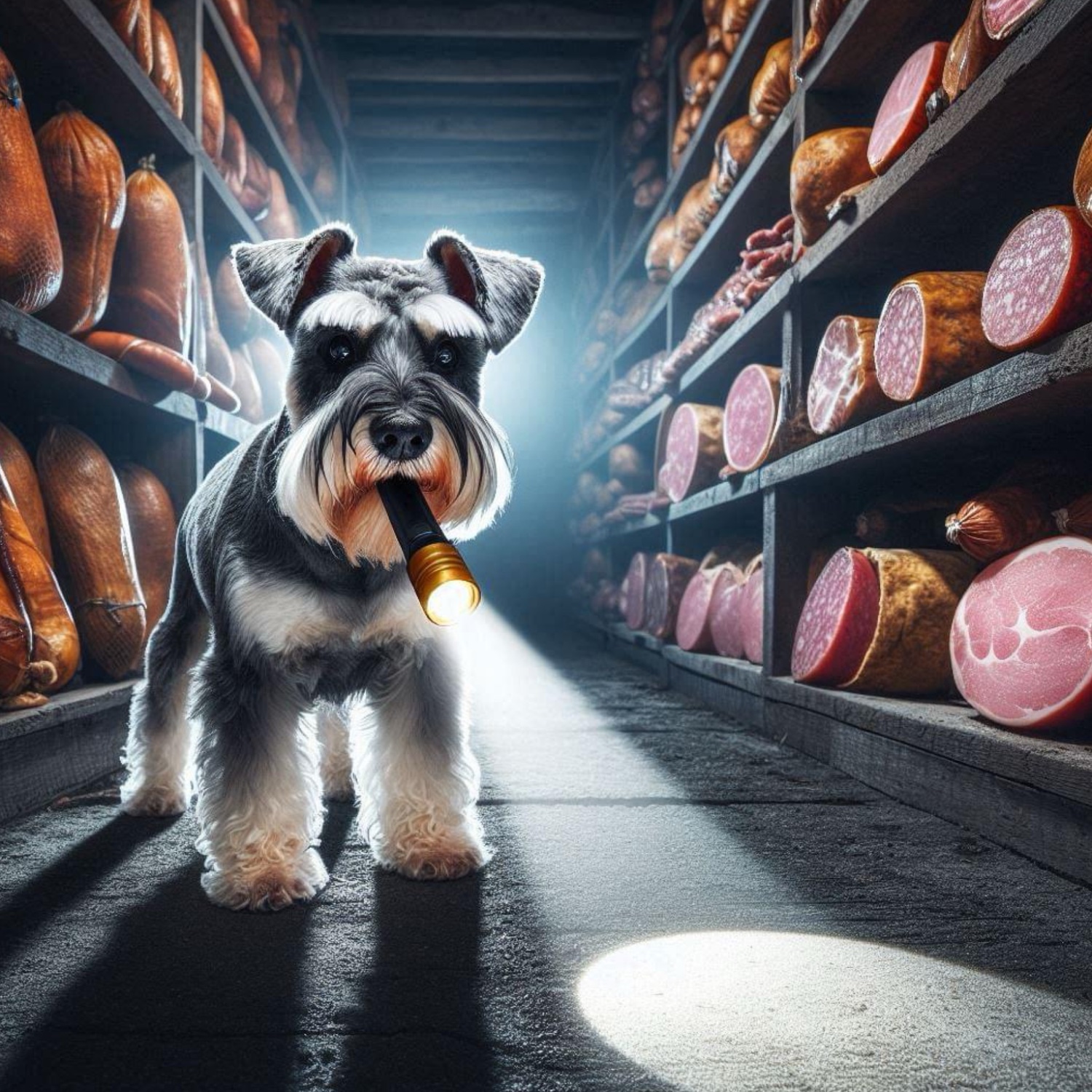 Solve Checking Out The Meat jigsaw puzzle online with 225 pieces