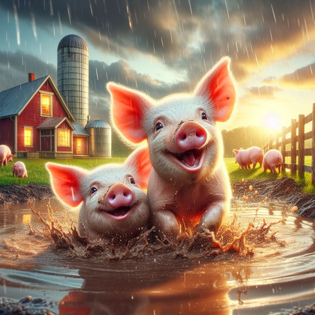 Solve Splashing in the mud jigsaw puzzle online with 64 pieces