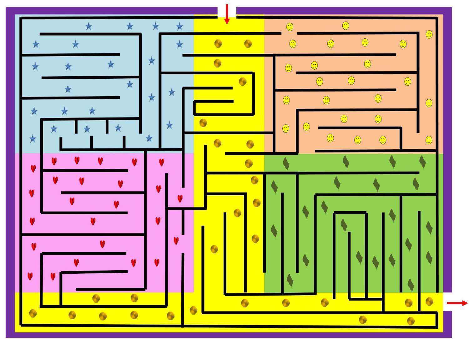 Solve Monday Maze jigsaw puzzle online with 70 pieces