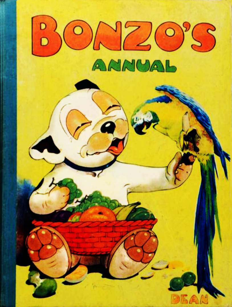Solve Bonzo's Annual, 1950, cover by George Ernest Studdy (English ...