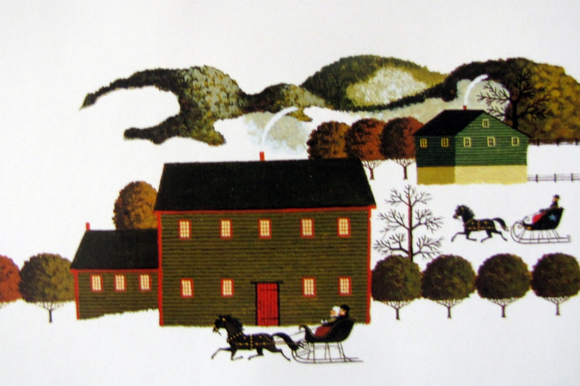 Solve Pass The Red Fox Tavern {Charles Wysocki} jigsaw puzzle online ...