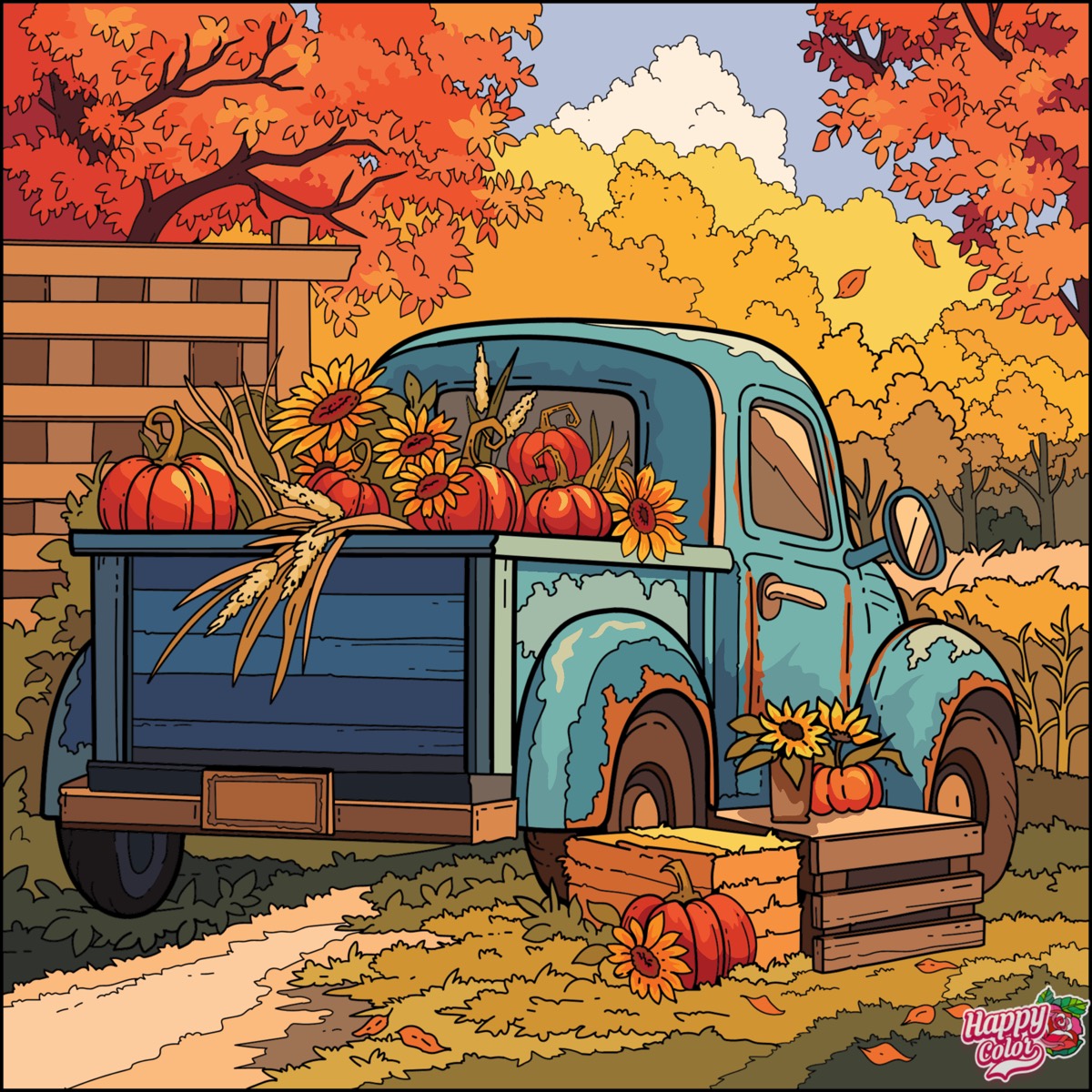 Solve Happy November! jigsaw puzzle online with 225 pieces