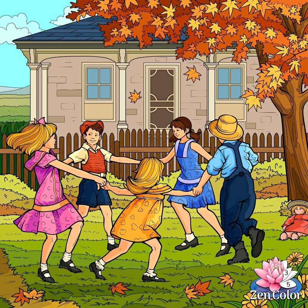 Solve PUZZLE - Ring Around The Rosie II jigsaw puzzle online with 306 ...
