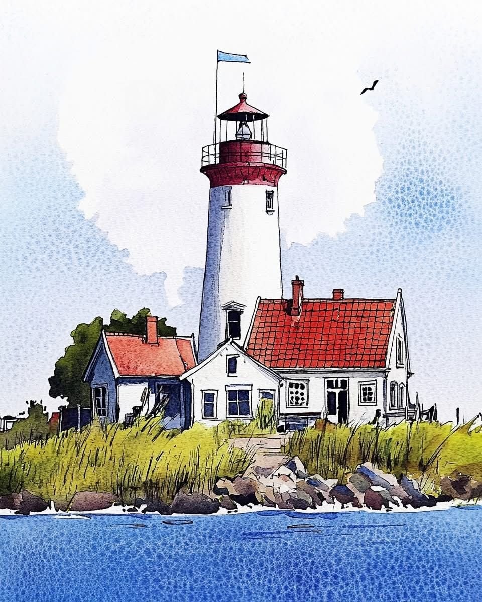 Solve Lighthouse 1657 jigsaw puzzle online with 63 pieces