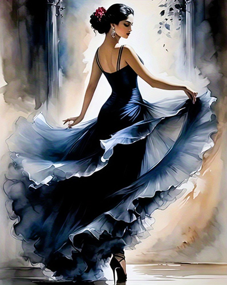 Solve 00376 - Latin Dancer jigsaw puzzle online with 130 pieces