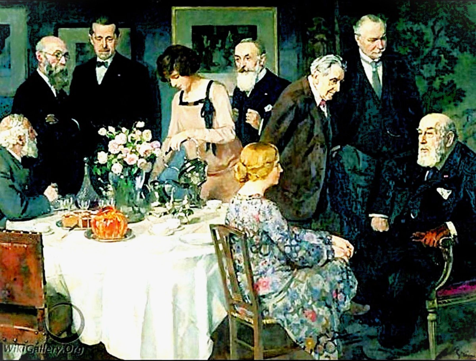 Solve A Group of Artists ~ Jules- Alexandre Grun jigsaw puzzle online ...