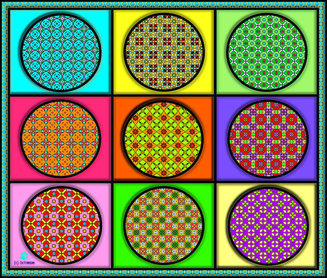 Solve Squircles jigsaw puzzle online with 90 pieces