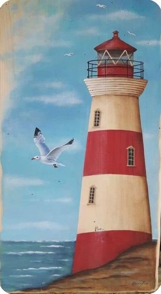 Jigsaw Puzzle | 45 pieces | lighthouse art | Jigidi
