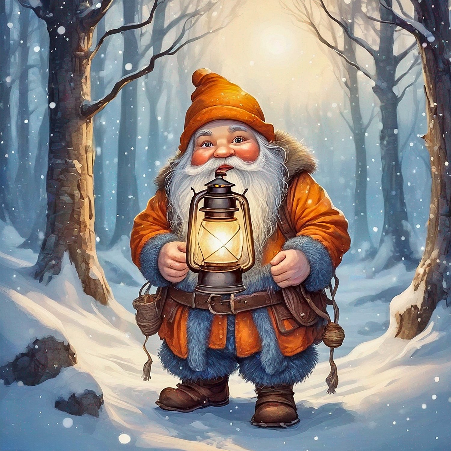 Solve Dwarf with Lantern. resizable 9 to 600 pieces jigsaw puzzle ...