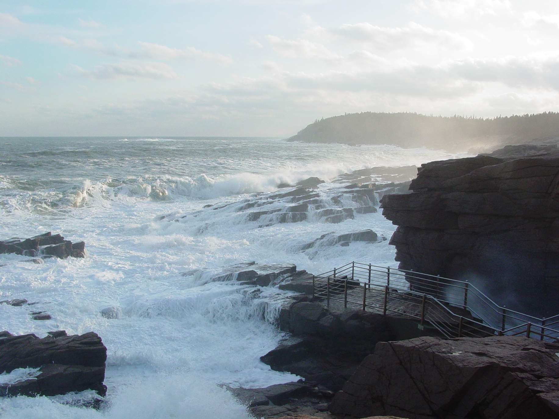 Solve Crashing waves after a storm in Acadia National Park jigsaw ...