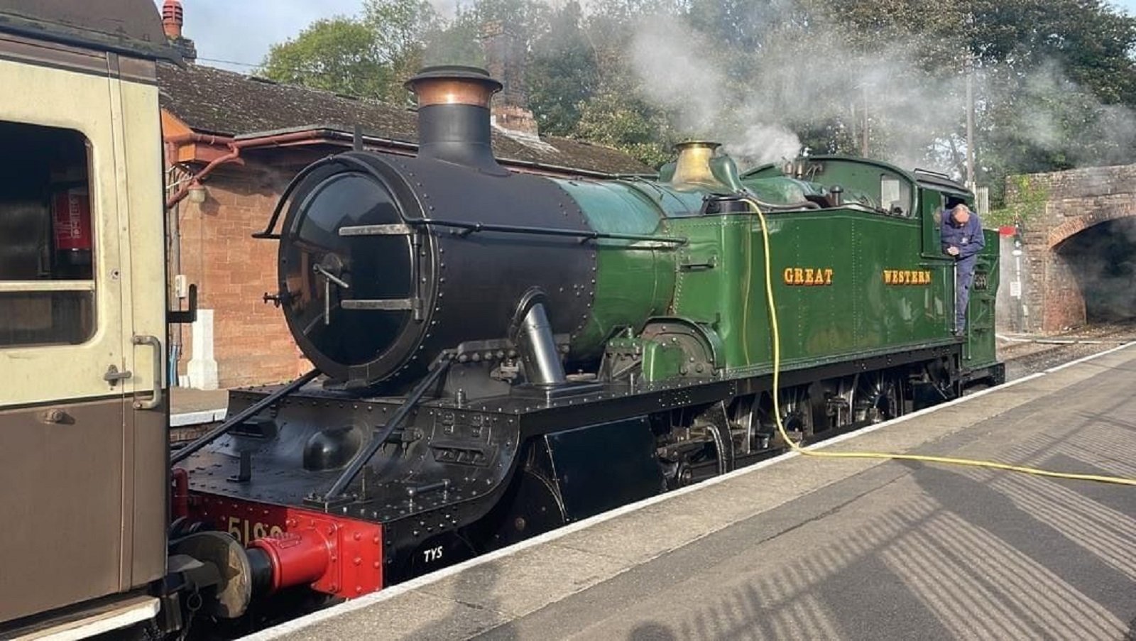 Solve GWR Class 5101 2-6-2T 5199 at Bishops Lydeard. jigsaw puzzle ...