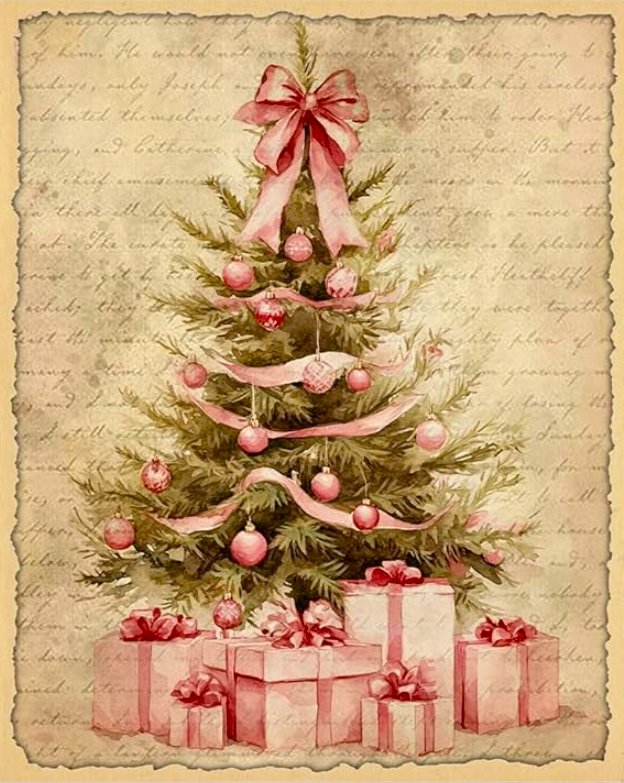 Solve Scalable to 143pcs - Pink Christmas jigsaw puzzle online with 48 ...
