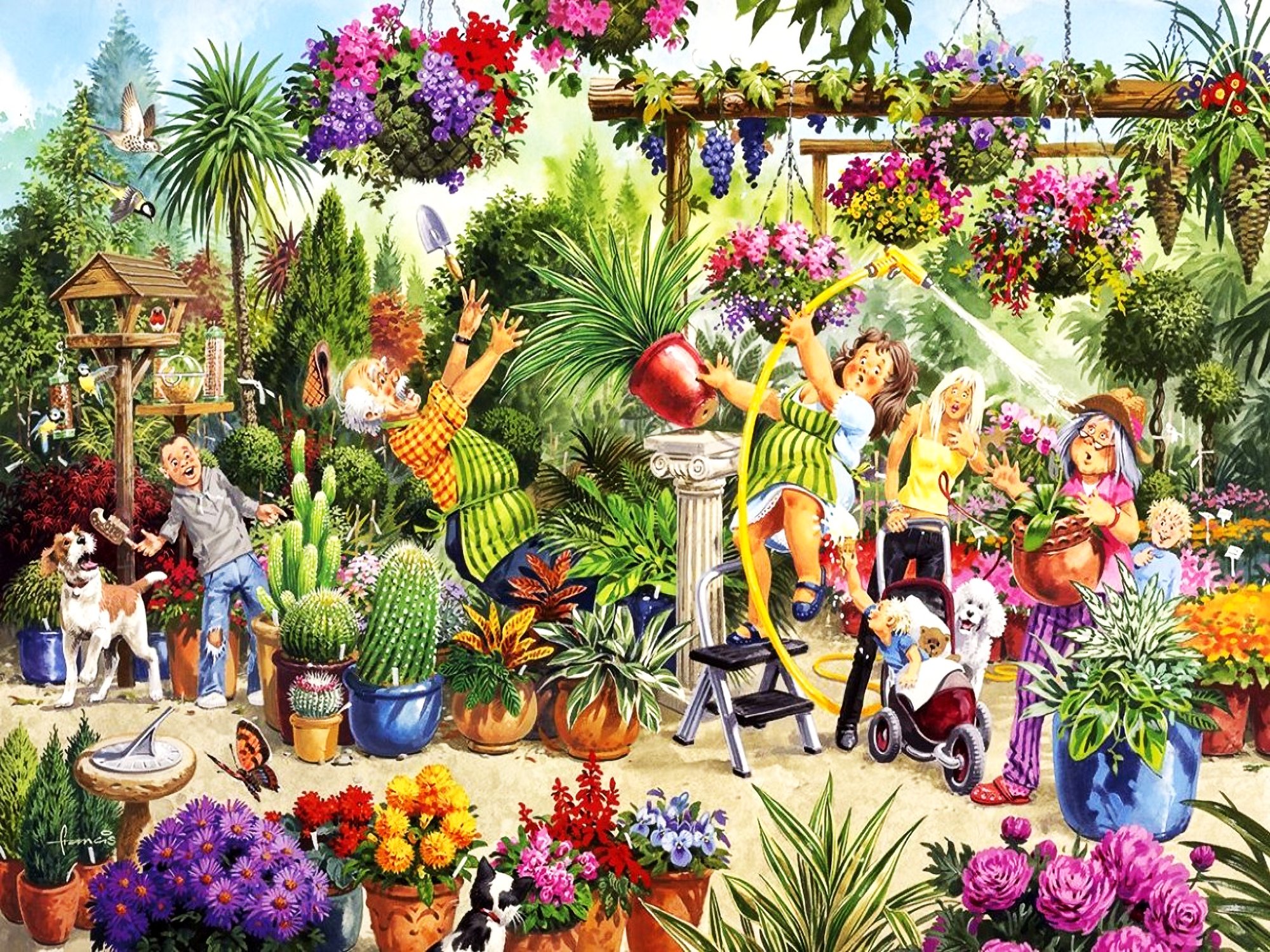 Solve Blooming Blunders jigsaw puzzle online with 352 pieces