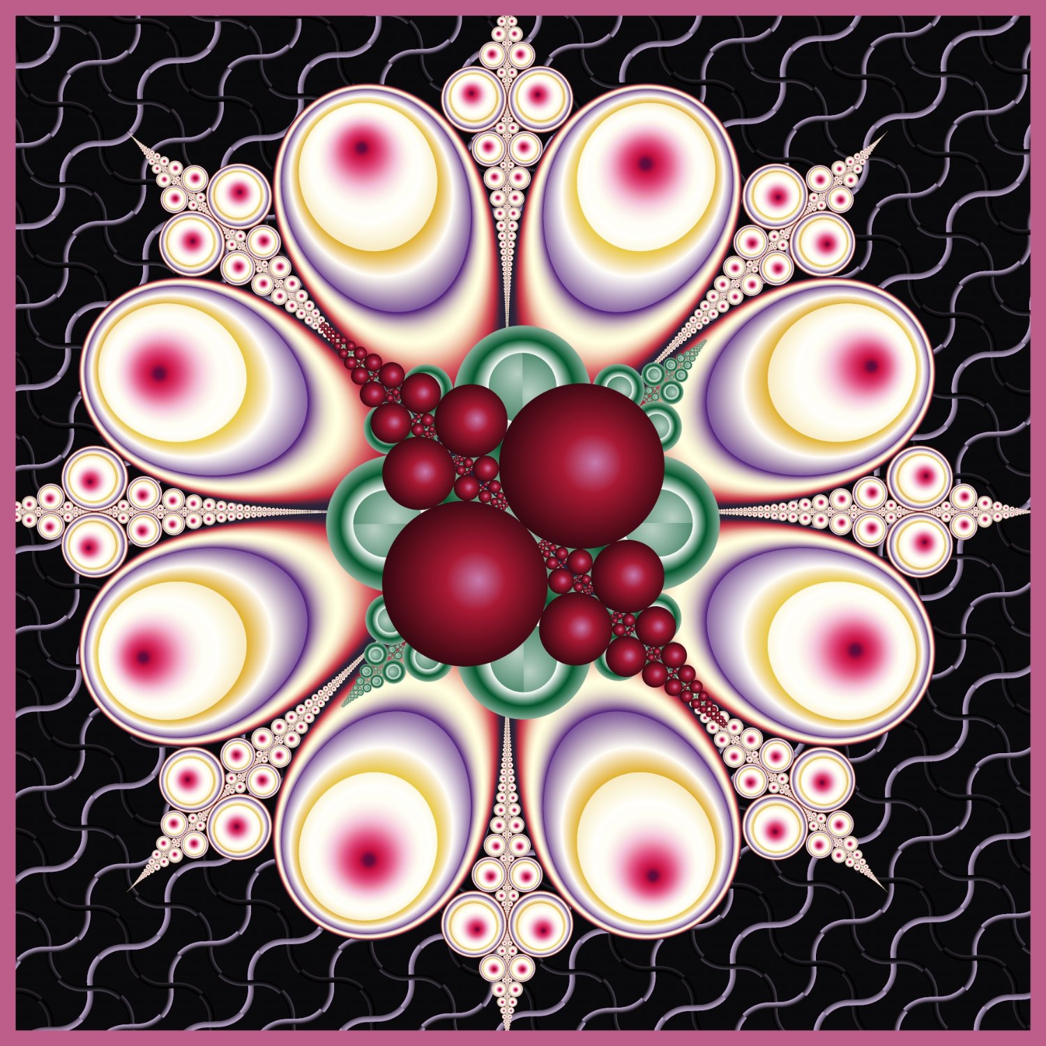 Solve Ford Mandala 04 jigsaw puzzle online with 225 pieces