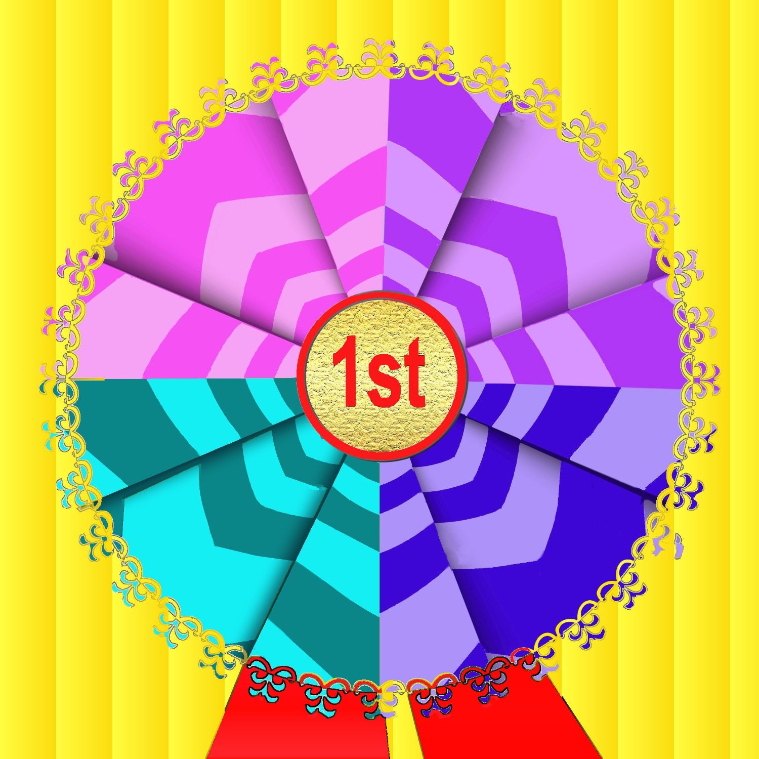 Solve EVENT RIBBON jigsaw puzzle online with 100 pieces