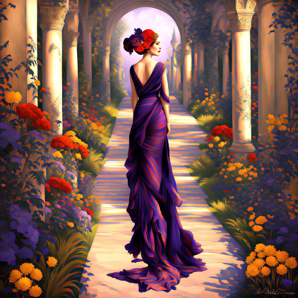 Solve The Art of Grace and Elegance jigsaw puzzle online with 100 pieces