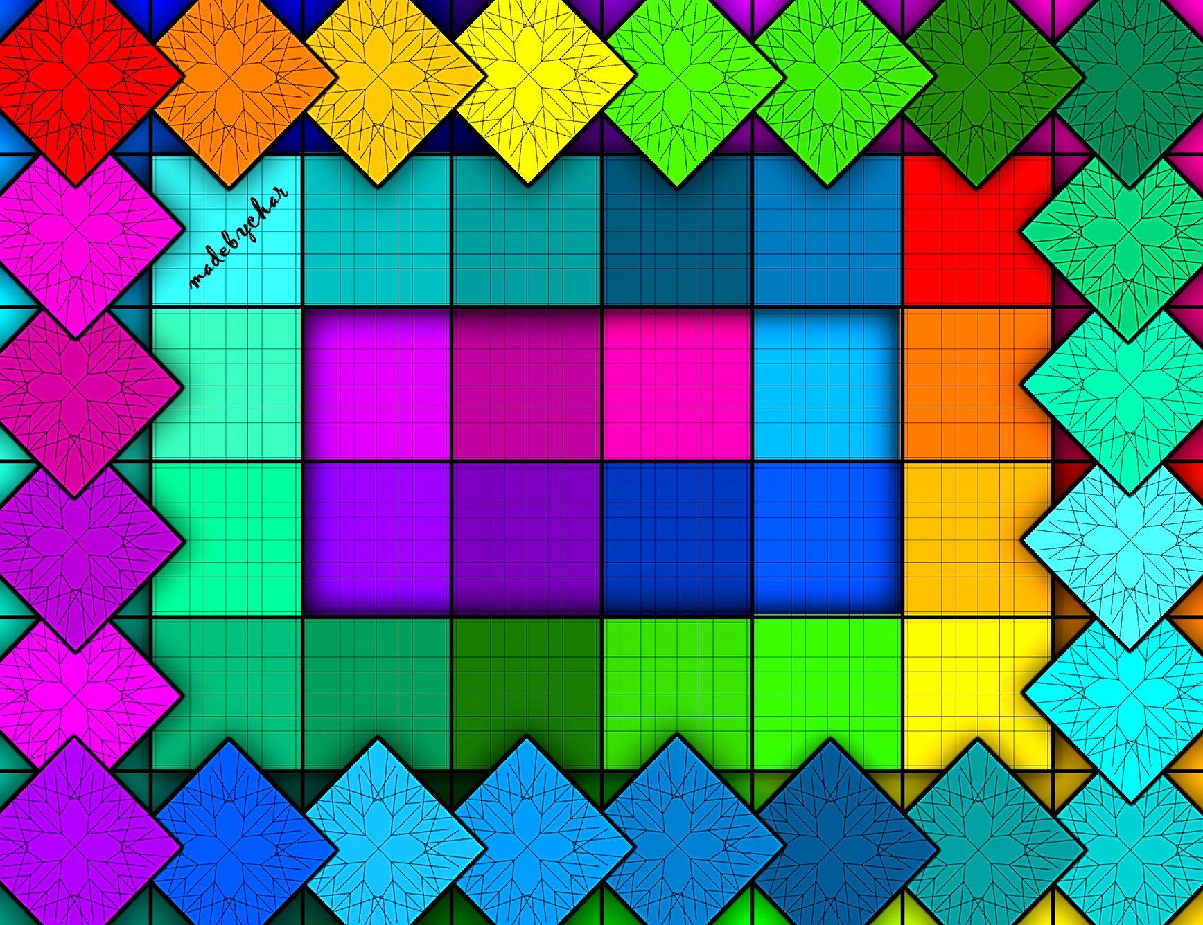 Solve Simply Squares... jigsaw puzzle online with 352 pieces