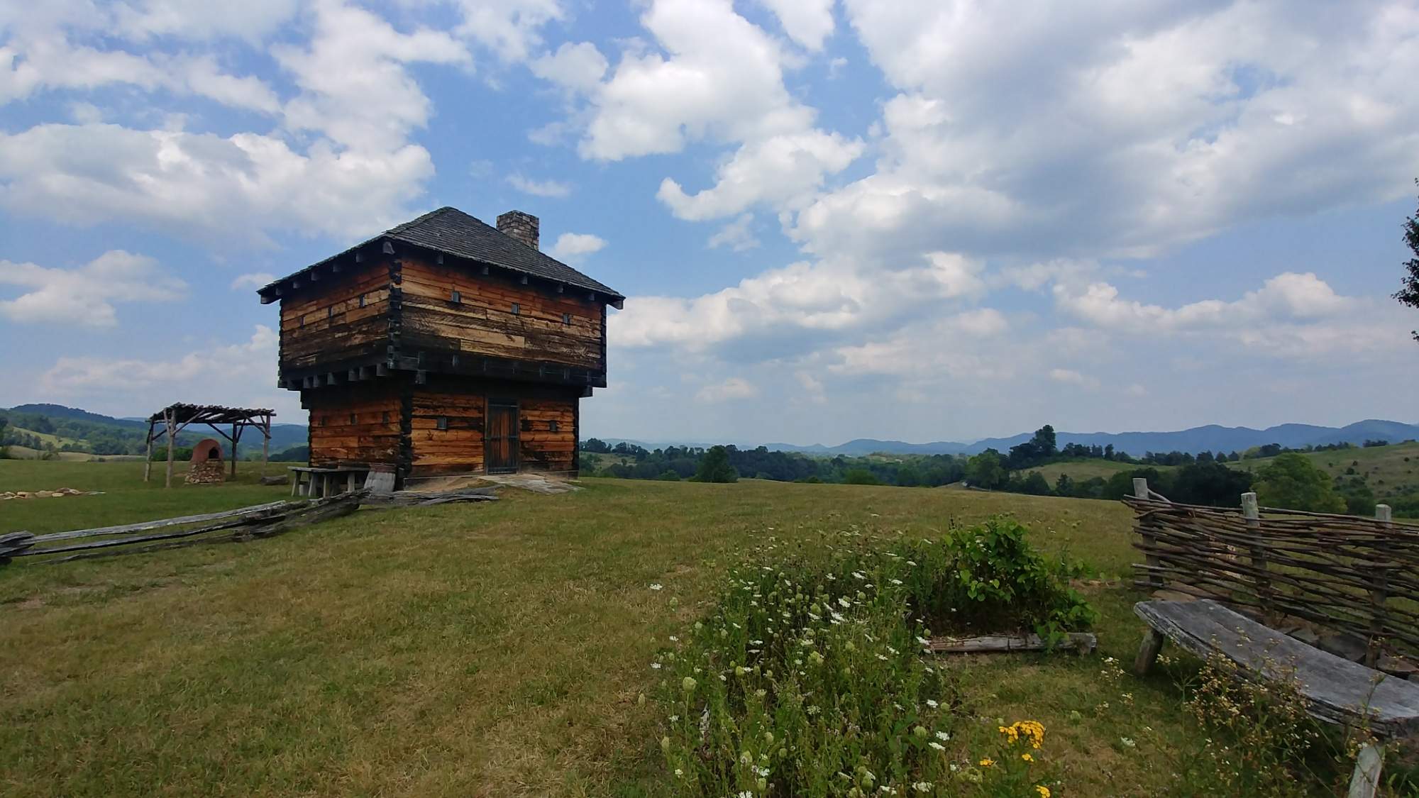Solve Wilderness Road Blockhouse at Natural Tunnel SP Virginia jigsaw ...