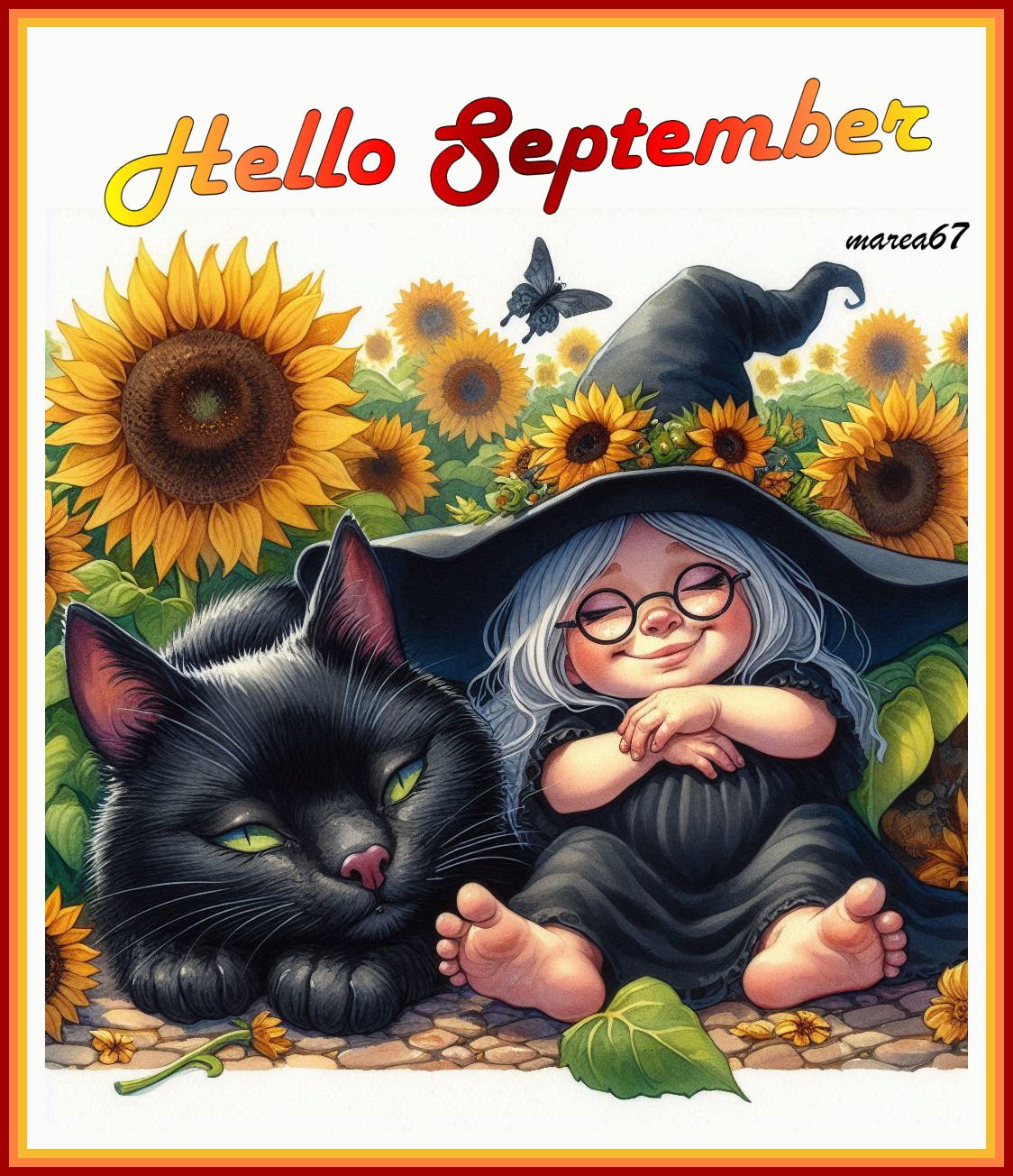 Solve hello september jigsaw puzzle online with 99 pieces