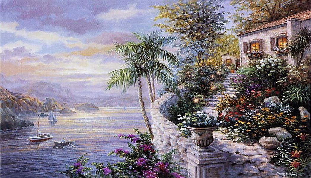 Jigsaw Puzzle | 28 pieces | Nicky Boehme - American painter | Jigidi
