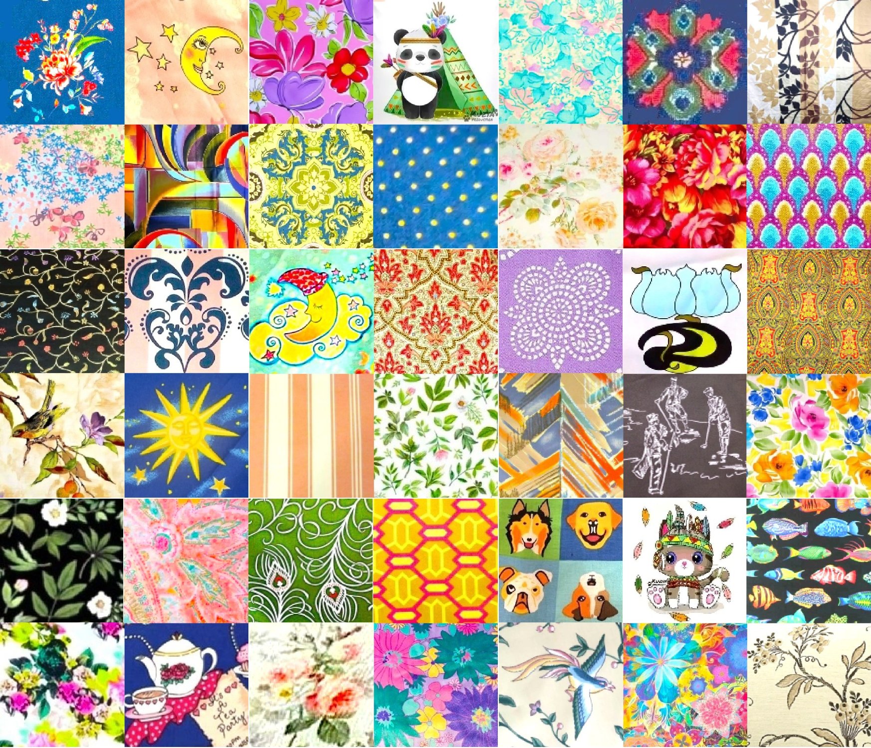 Solve PATCHWORK SATEEN 14 jigsaw puzzle online with 143 pieces