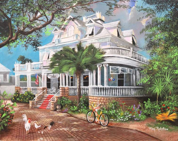 Solve Curry Mansion Inn Key West jigsaw puzzle online with 42 pieces