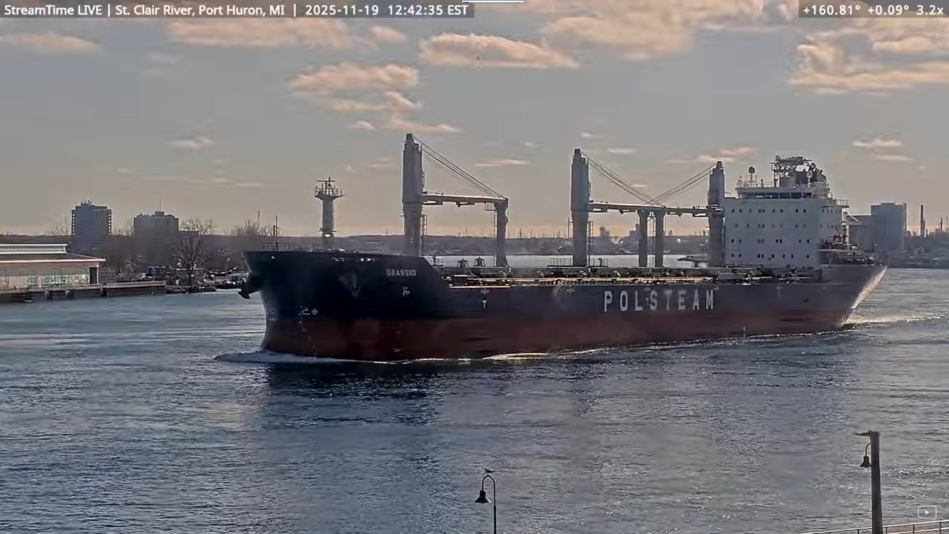 Solve Drawsko - Ocean-Going Freighter - Port Huron, MI (2025-11-19 ...
