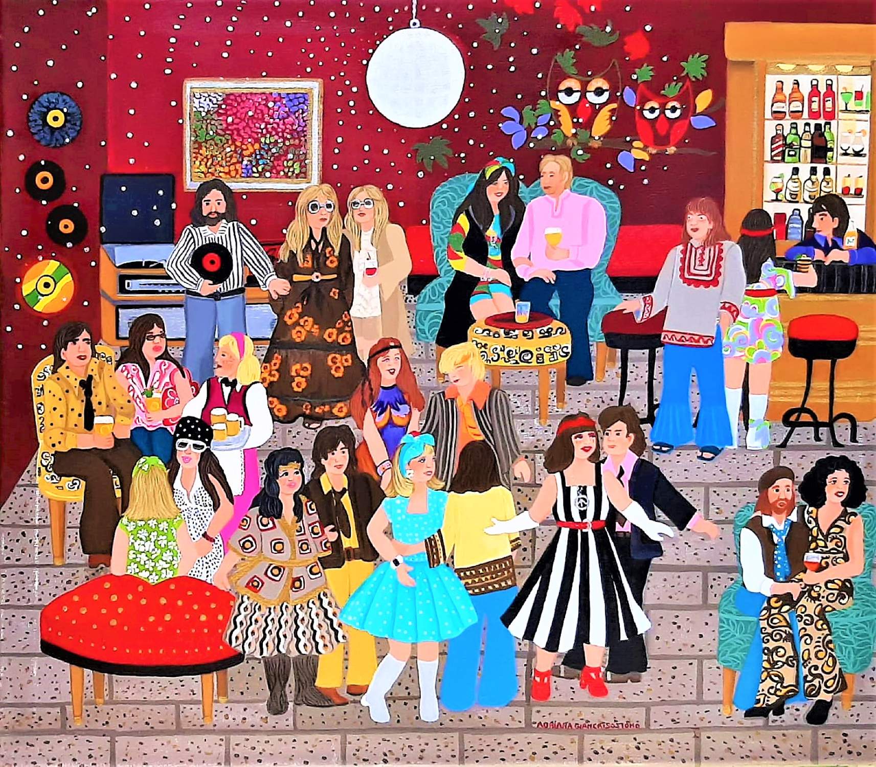 Solve Groovy Party jigsaw puzzle online with 600 pieces