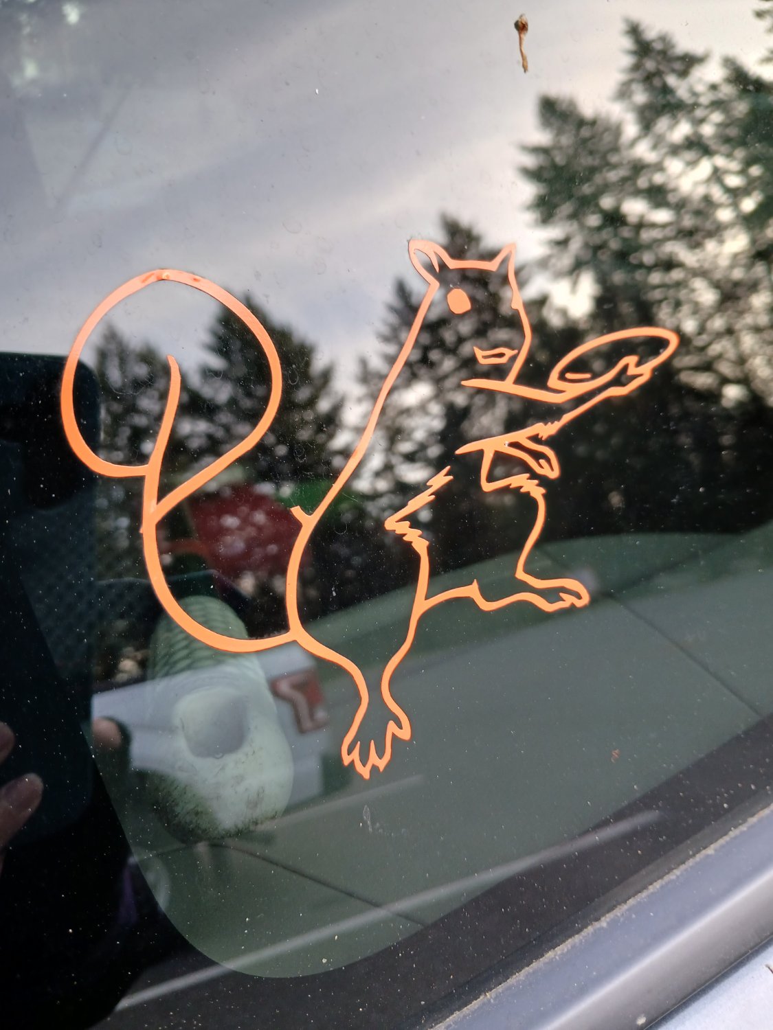 Solve The Disc Golf Squirrel jigsaw puzzle online with 80 pieces