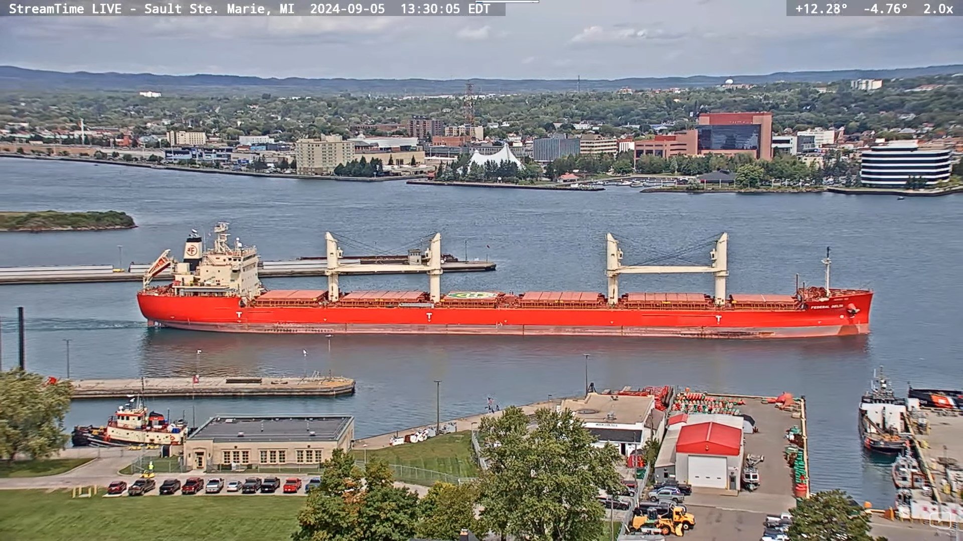 Solve Federal Delta - Ocean-Going Freighter - St Ste Marie, MI (2024-09 ...