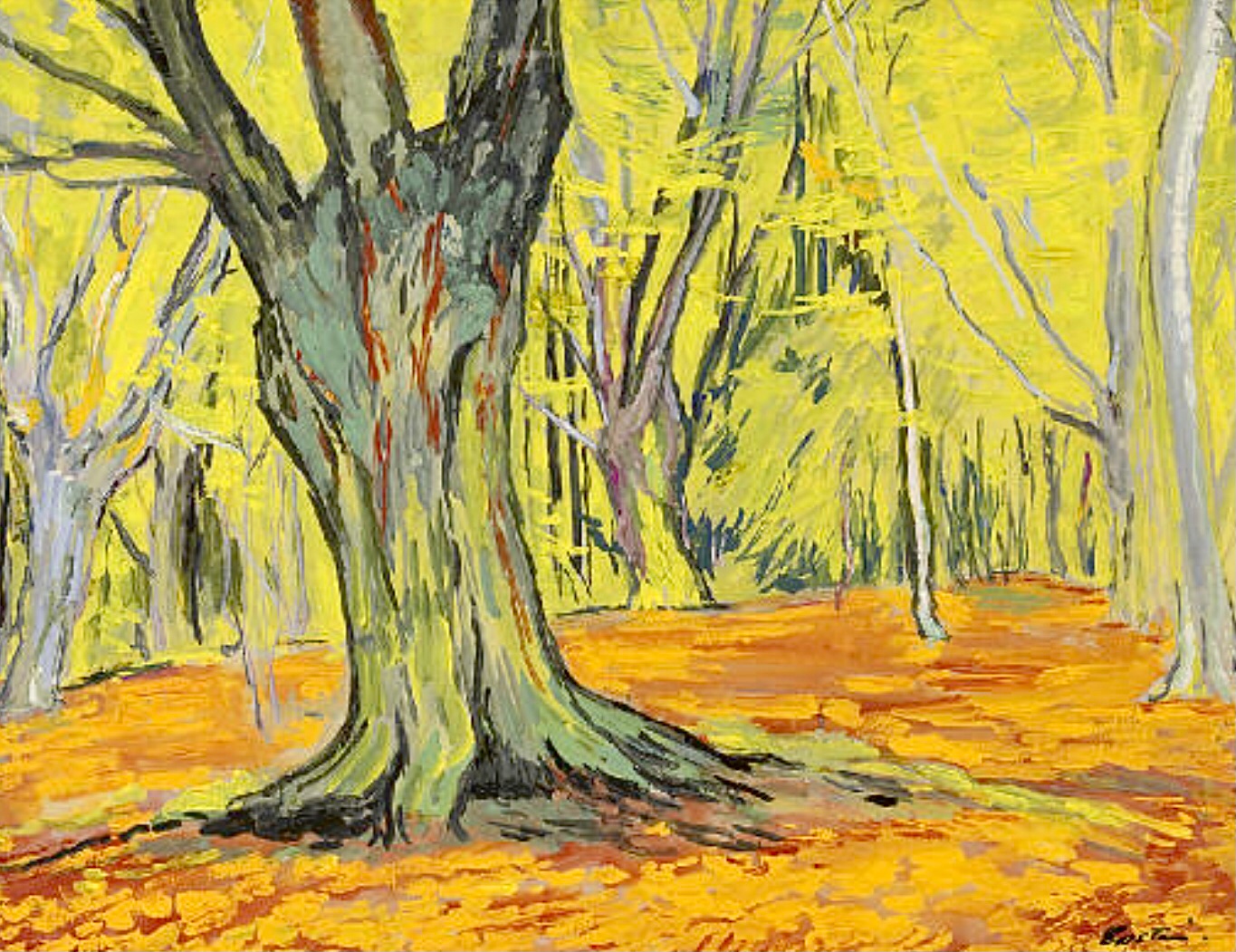 Solve Spring, Epping Forest, no date, Sir Jacob Epstein (1880-1959) jigsaw puzzle online with 63 ...