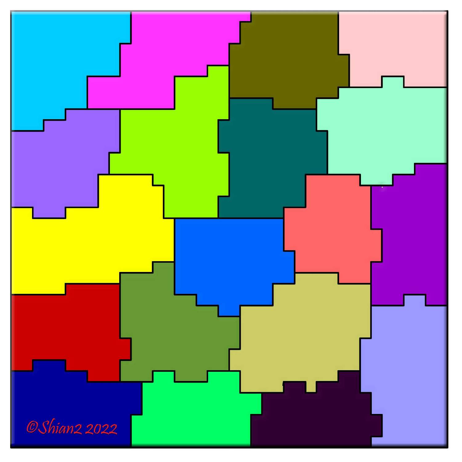 Solve Many Patches jigsaw puzzle online with 144 pieces