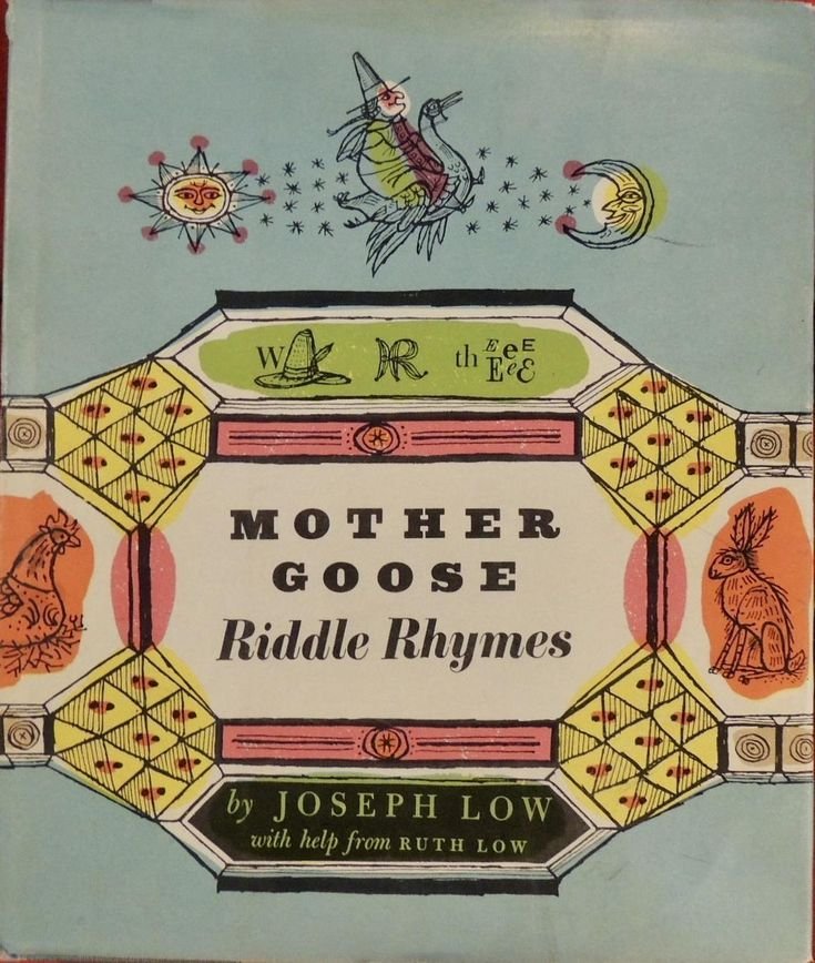 Solve "Mother Goose Riddle Rhymes" Book Cover 1953 jigsaw puzzle online ...