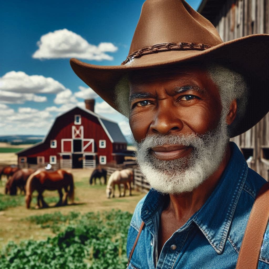 Solve Cowboy jigsaw puzzle online with 49 pieces