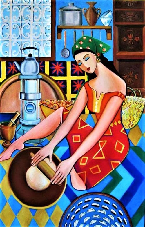 Solve Nadia Osi Art jigsaw puzzle online with 60 pieces