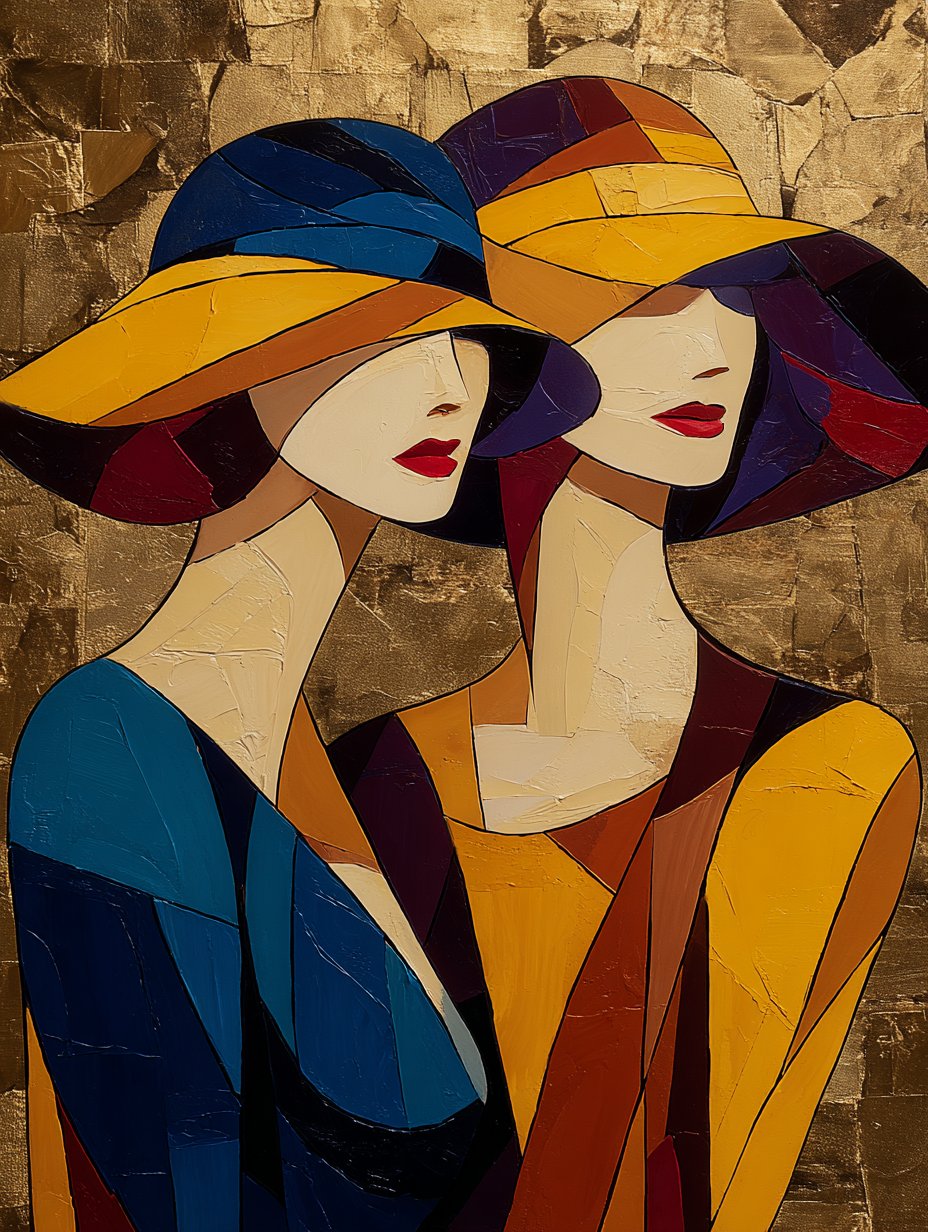 Solve 👒🎨 Bold Hats, Bold Statements 🎨👒 jigsaw puzzle online with 130 pieces