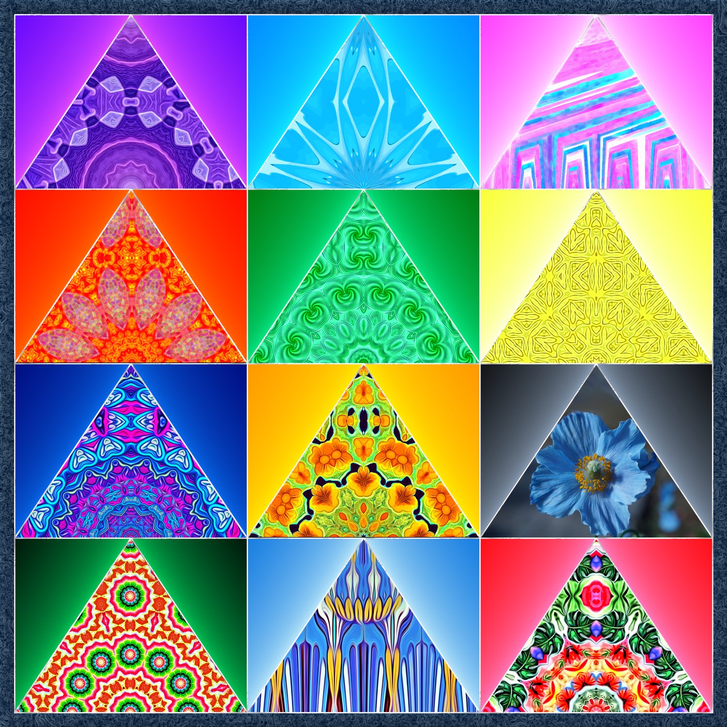 Solve Triangles jigsaw puzzle online with 400 pieces