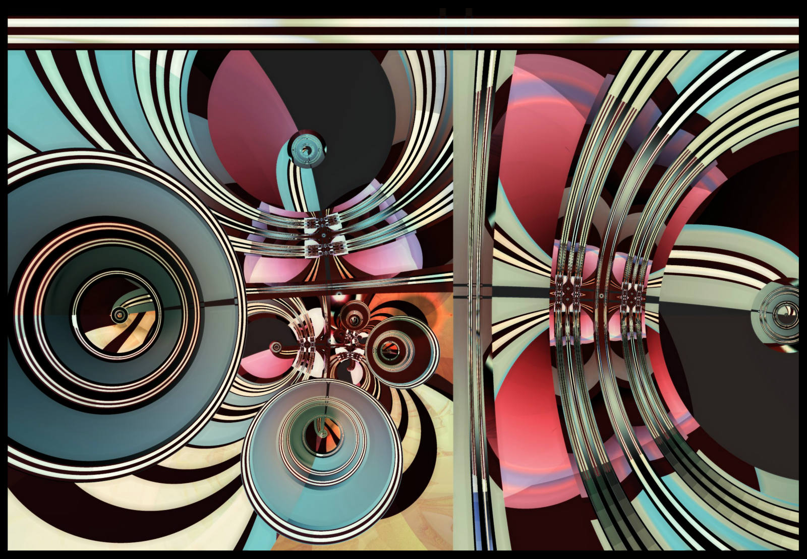 Solve Geometric Wheels jigsaw puzzle online with 468 pieces