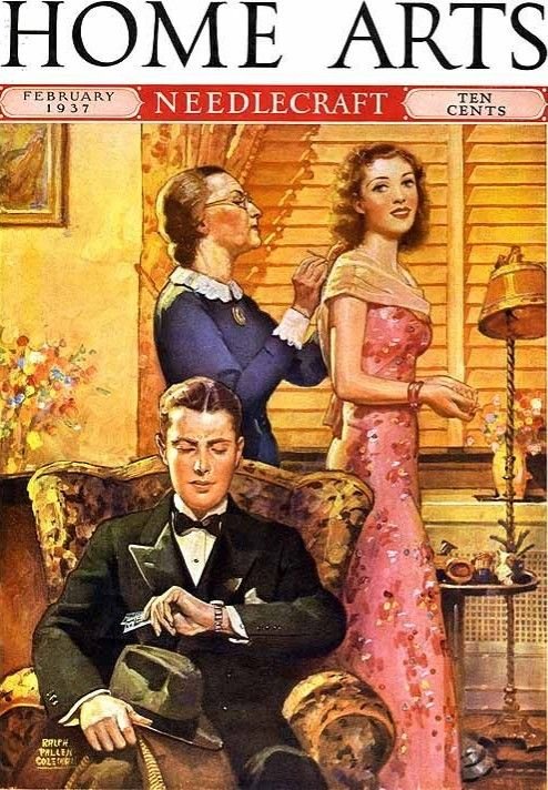 Solve Home Arts Magazine Cover 1937 jigsaw puzzle online with 88 pieces