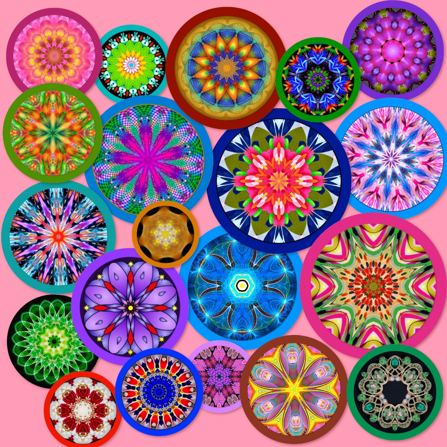 Solve Colorful "wheels?" (extra large) jigsaw puzzle online with 400 pieces