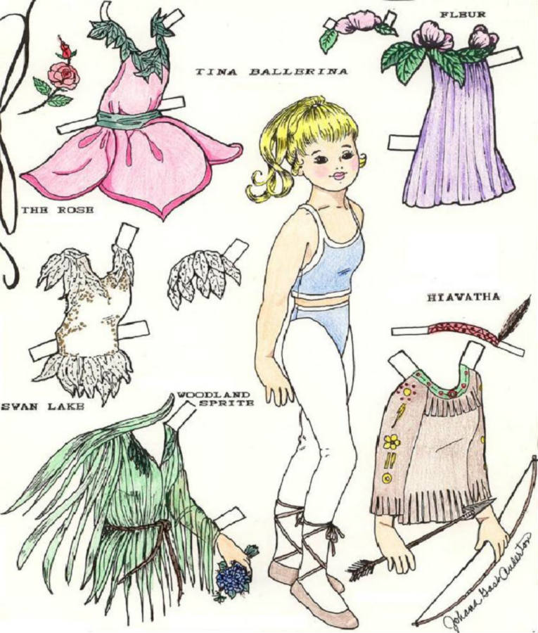 Solve Paper Doll jigsaw puzzle online with 72 pieces