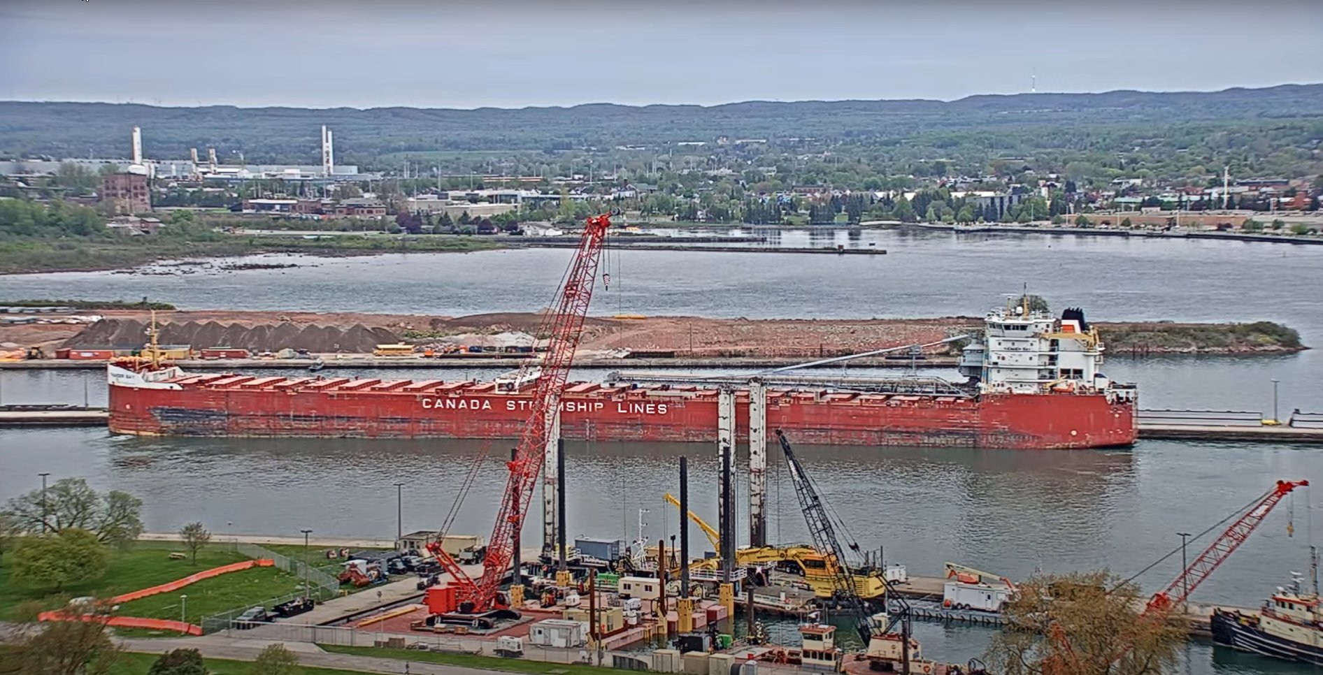 Solve CSL Thunder Bay Soo Locks jigsaw puzzle online with 66 pieces