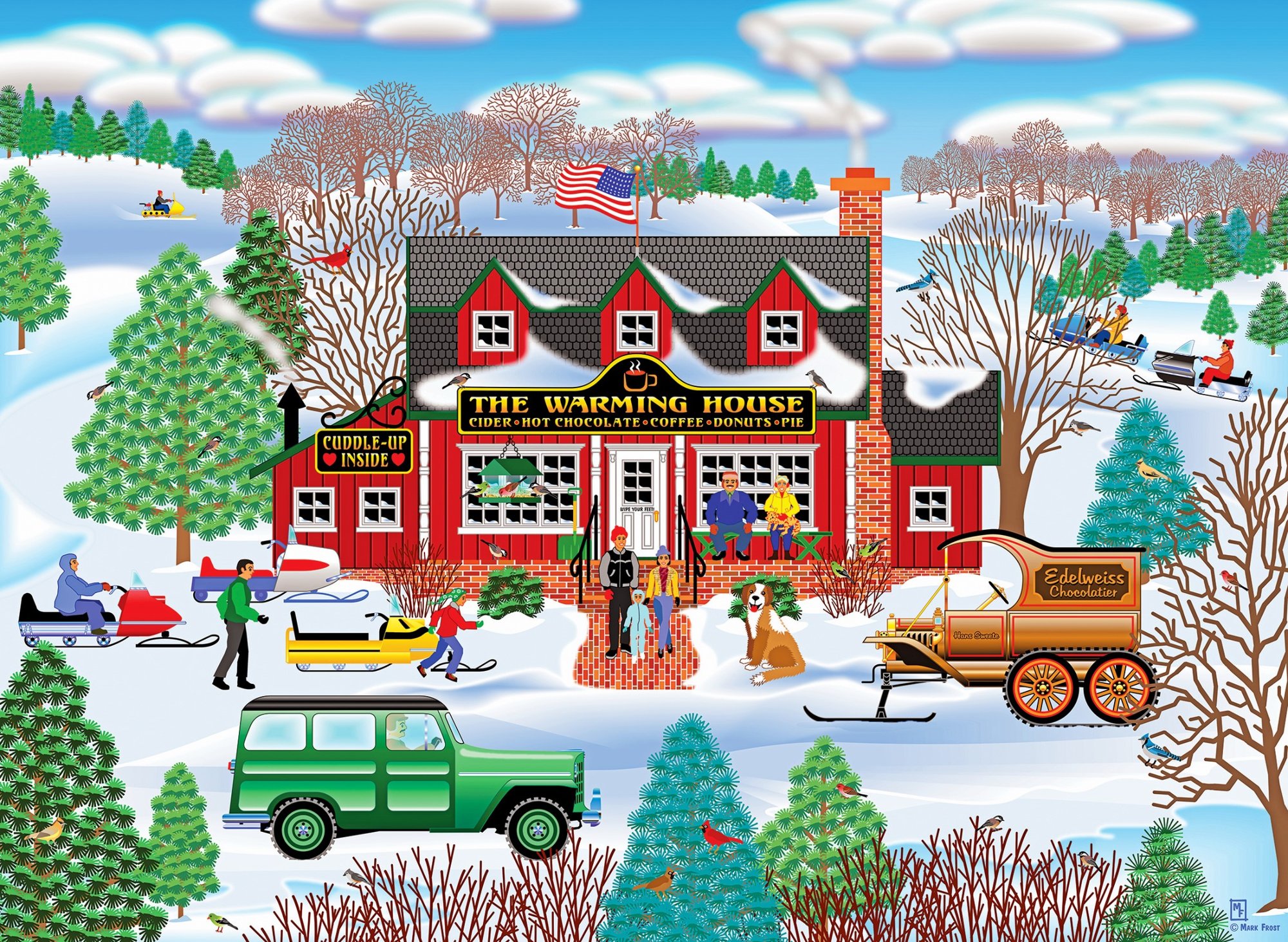 Solve Winter Fun #4 jigsaw puzzle online with 88 pieces