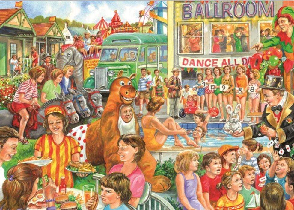 Solve Holiday Camp jigsaw puzzle online with 130 pieces