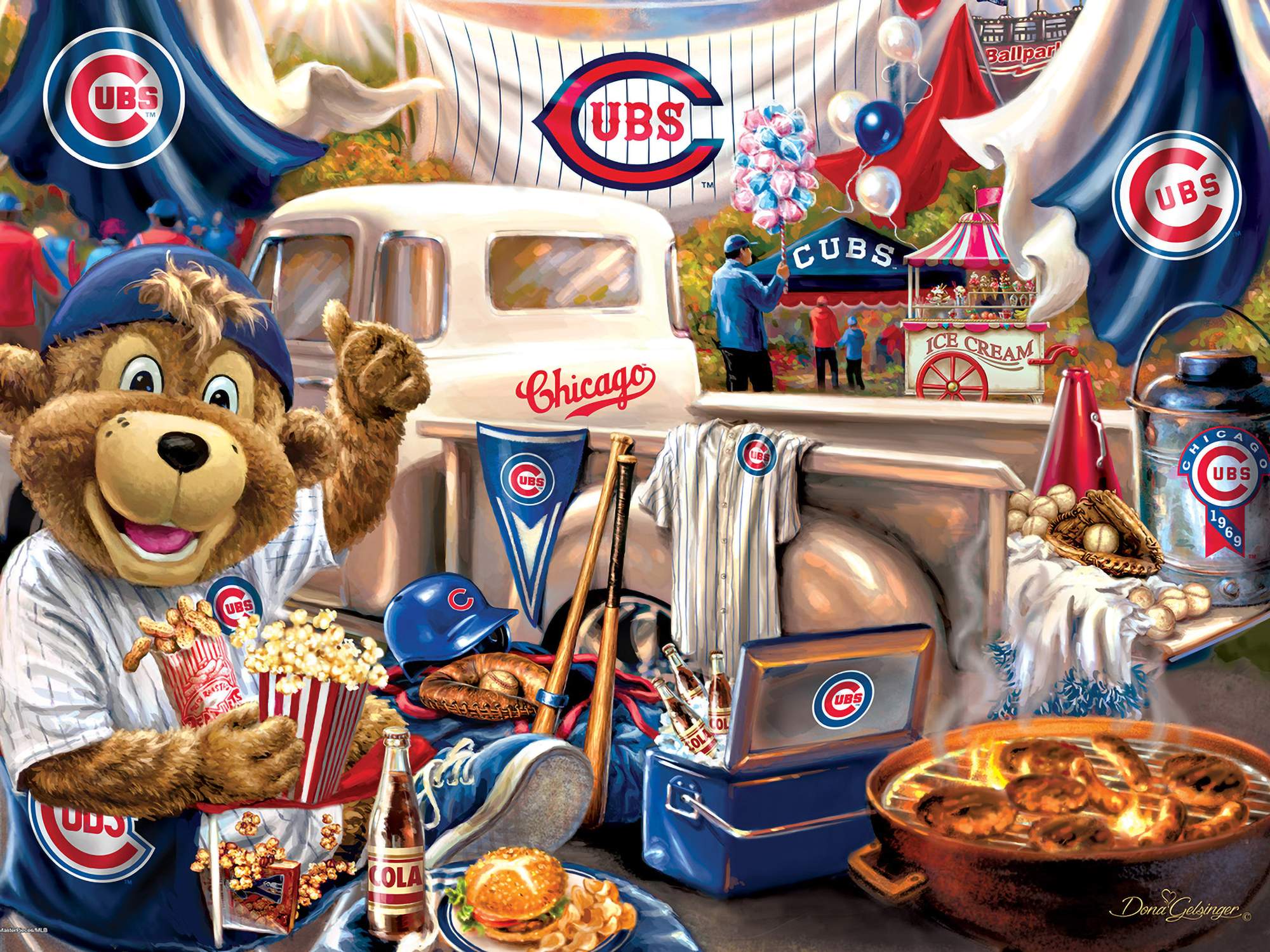 Solve Chicago Cubs Gameday jigsaw puzzle online with 352 pieces