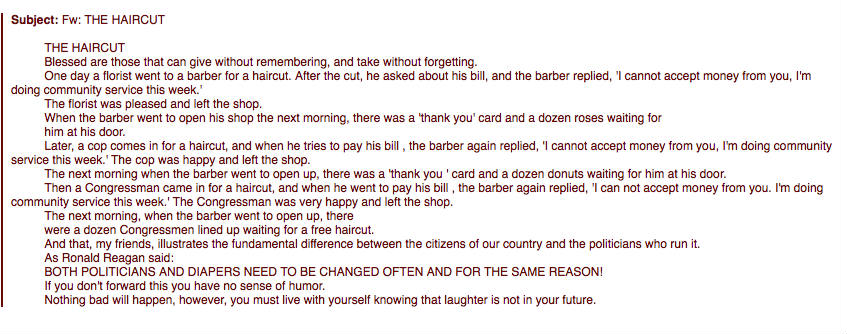 Solve The Haircut jigsaw puzzle online with 10 pieces